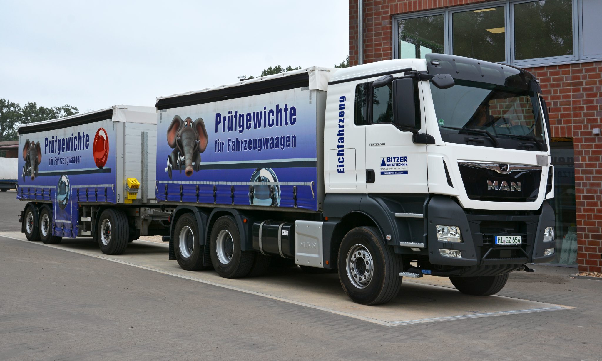 Waageneichung Bitzer Wiegetechnik